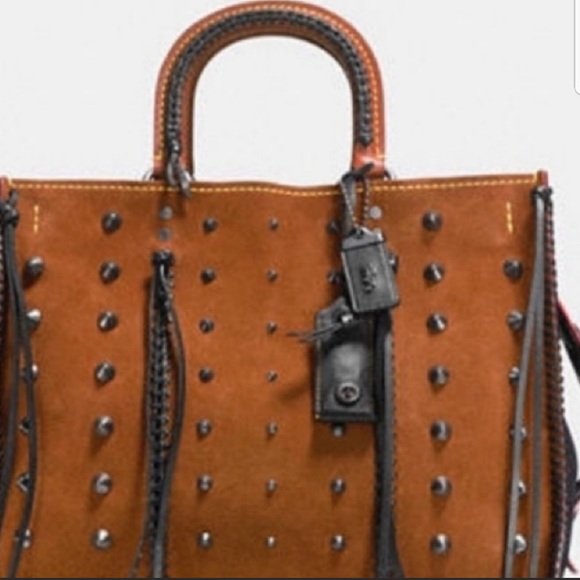 Coach | Bags | Iso Coach 941 Rogue 36 Western Whiplash Suede | Poshmark